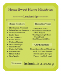 Annual Reports from Home Sweet Home Ministries